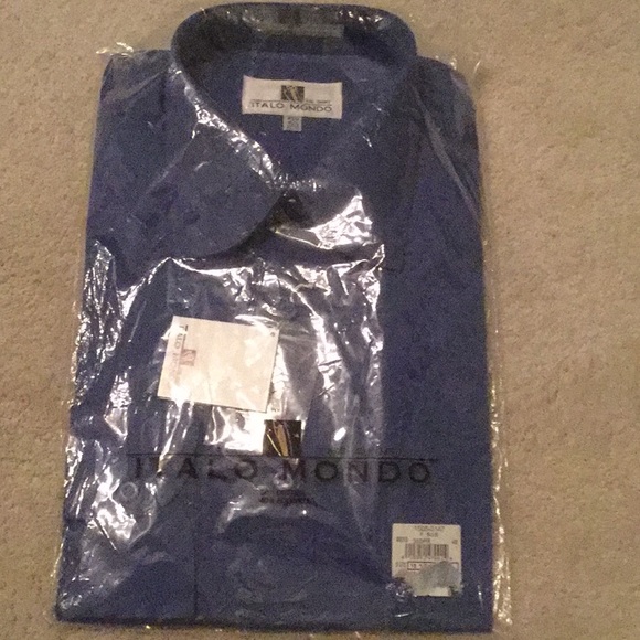 Italo Mondo | Shirts | Nwt French Blue Dress Shirt | Poshmark